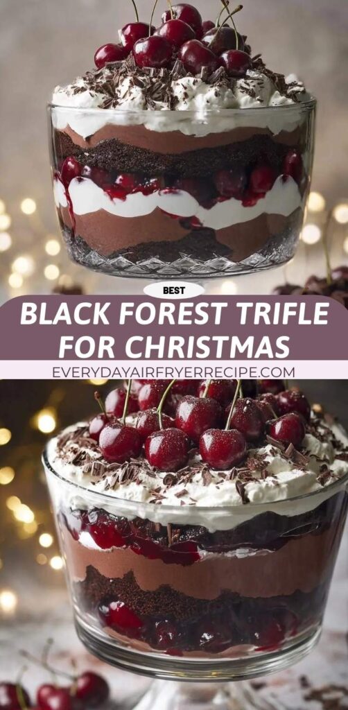 Black Forest Trifle for Christmas