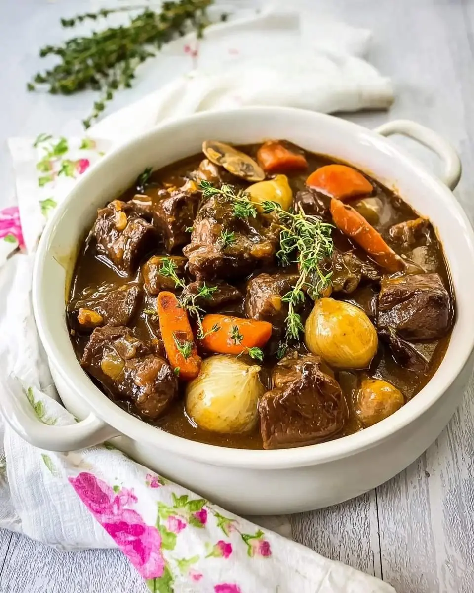 French Beef Bourguignon
