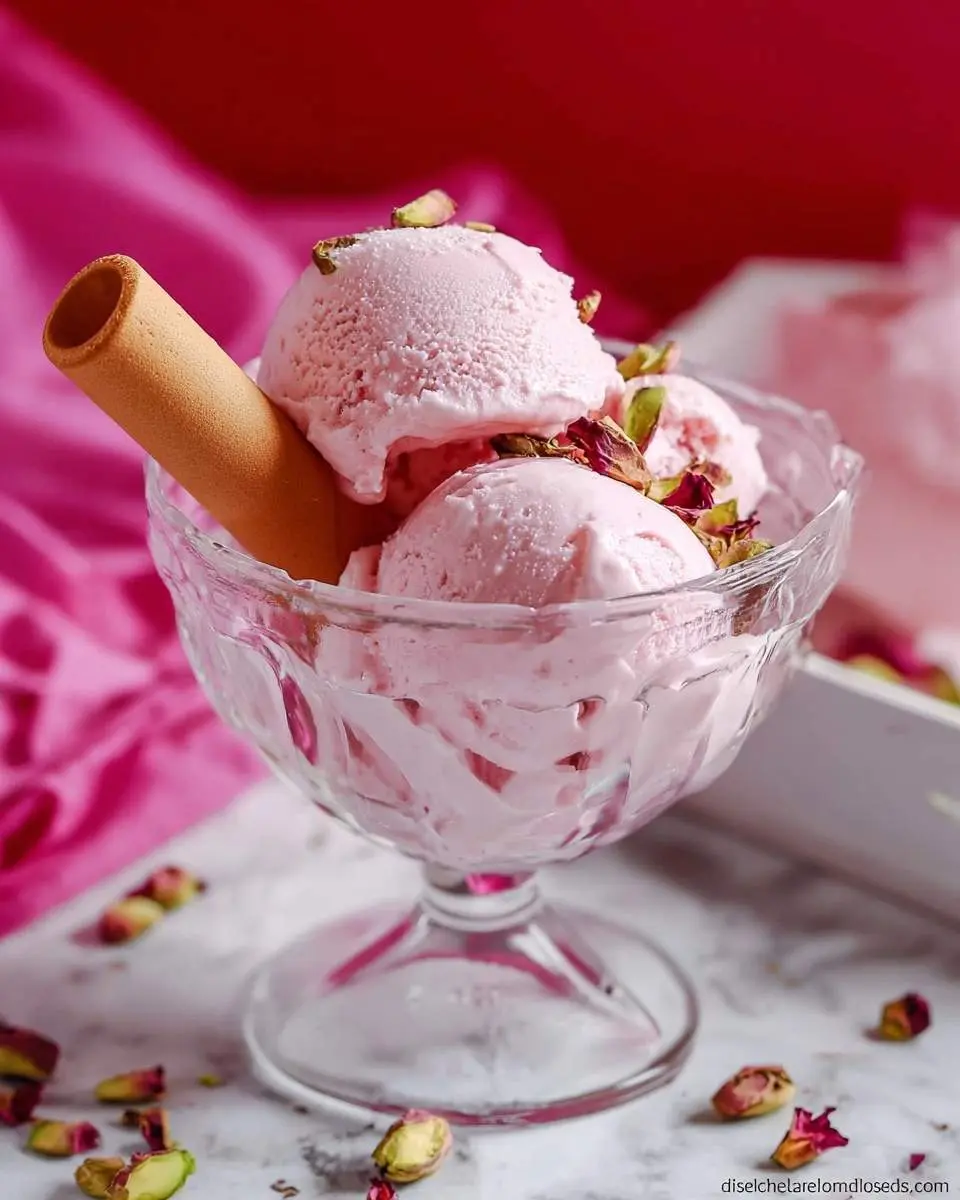 Rose Ice Cream