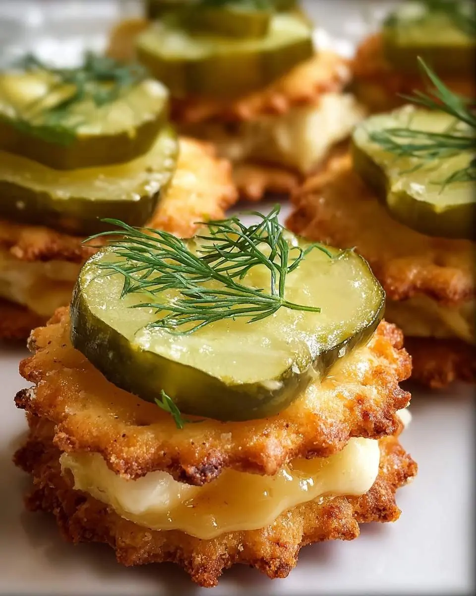 Dill Pickle Cheese Ritz Bites