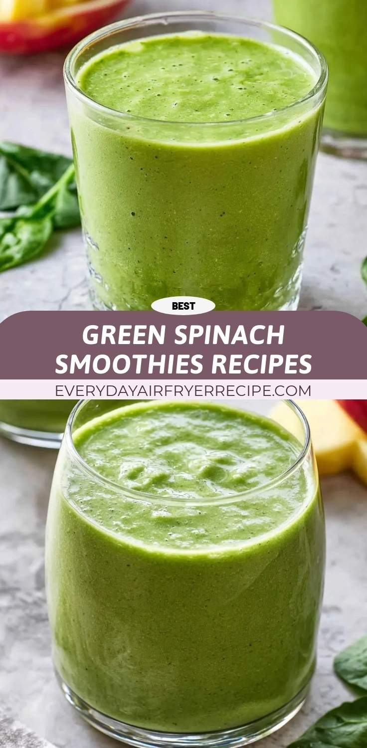 green spinach Smoothies Recipes