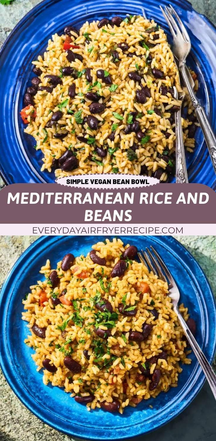 Mediterranean rice and beans