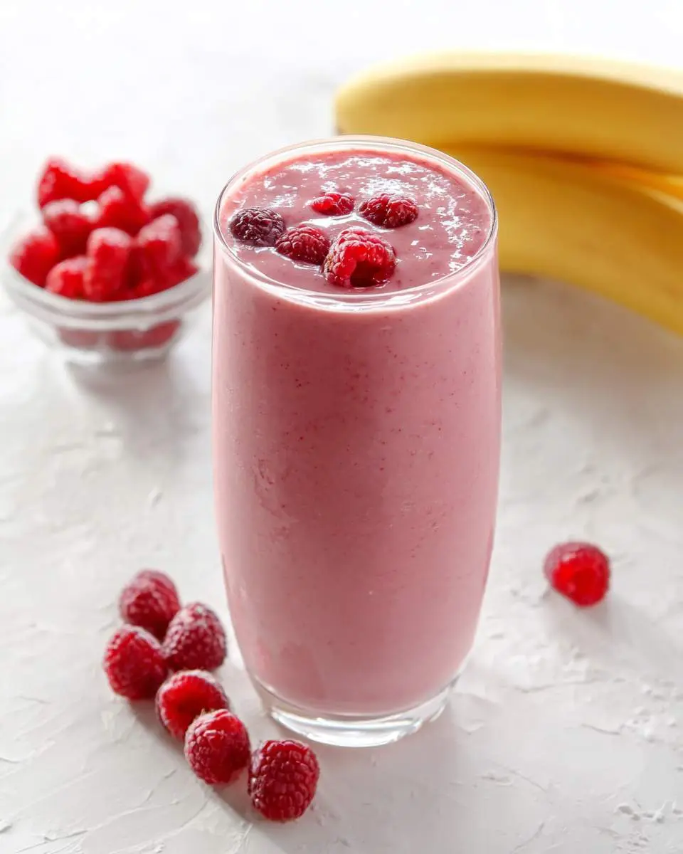 banana raspberry smoothie