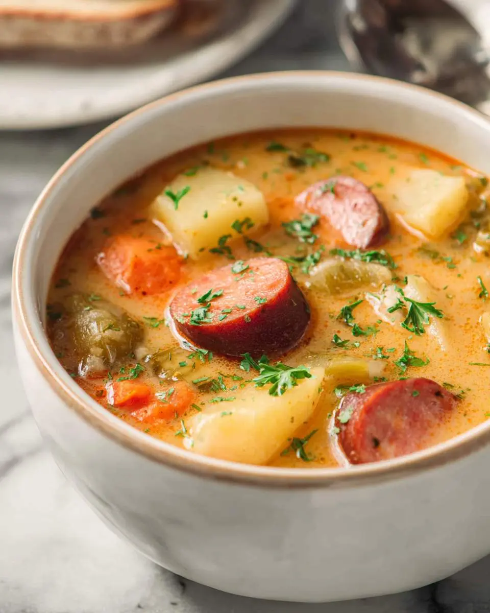 Kielbasa Sausage Potato Soup