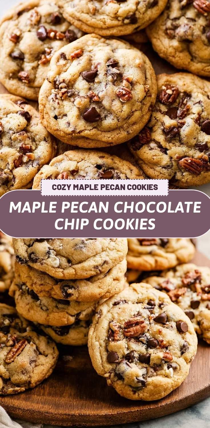 Maple Pecan Chocolate Chip Cookies