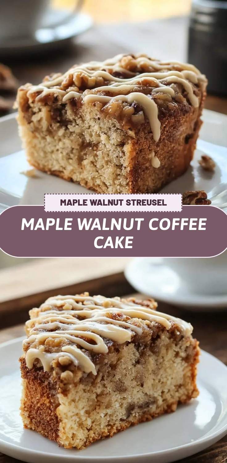Maple Walnut Coffee Cake
