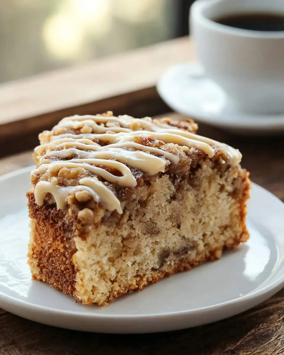 Maple Walnut Coffee Cake
