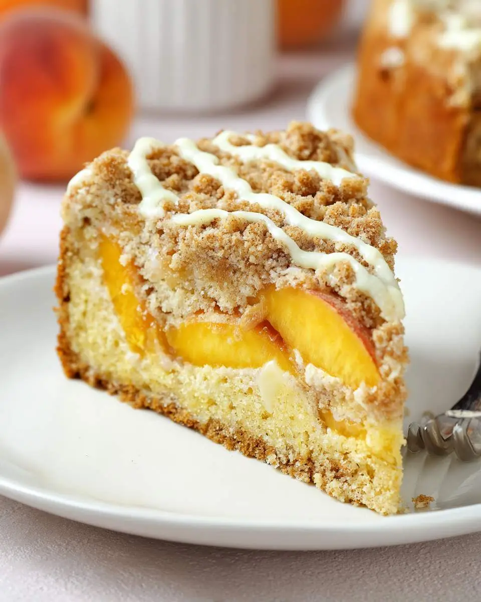 Peach Coffee Cake