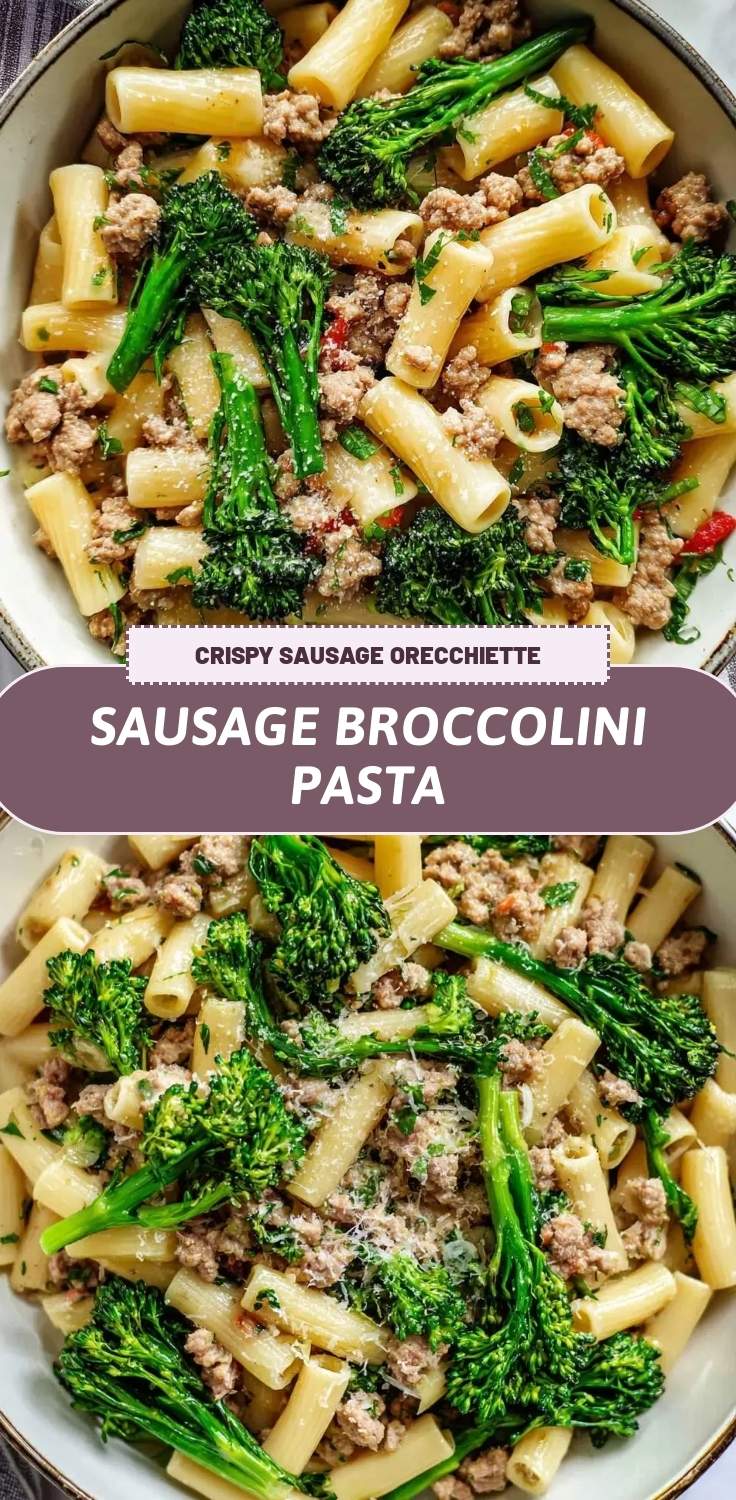 Sausage Broccolini Pasta
