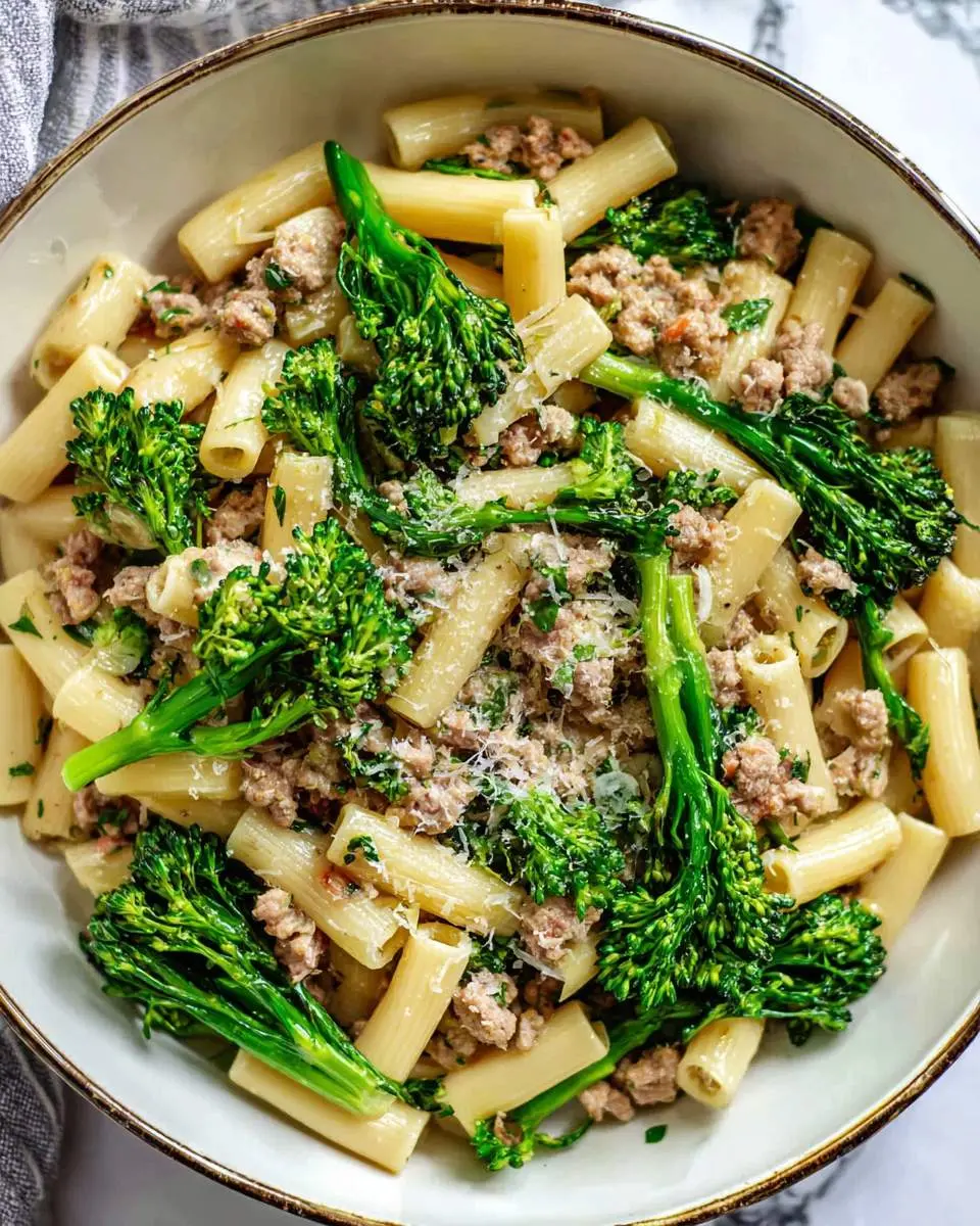 Sausage Broccolini Pasta