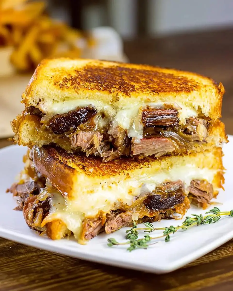 Smoked Brisket Grilled Cheese