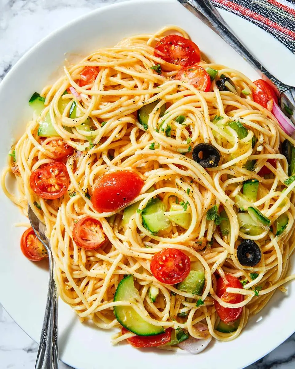 Spaghetti salad