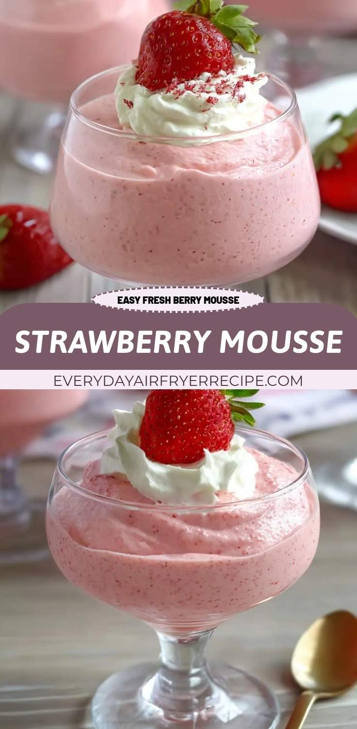 strawberry mousse