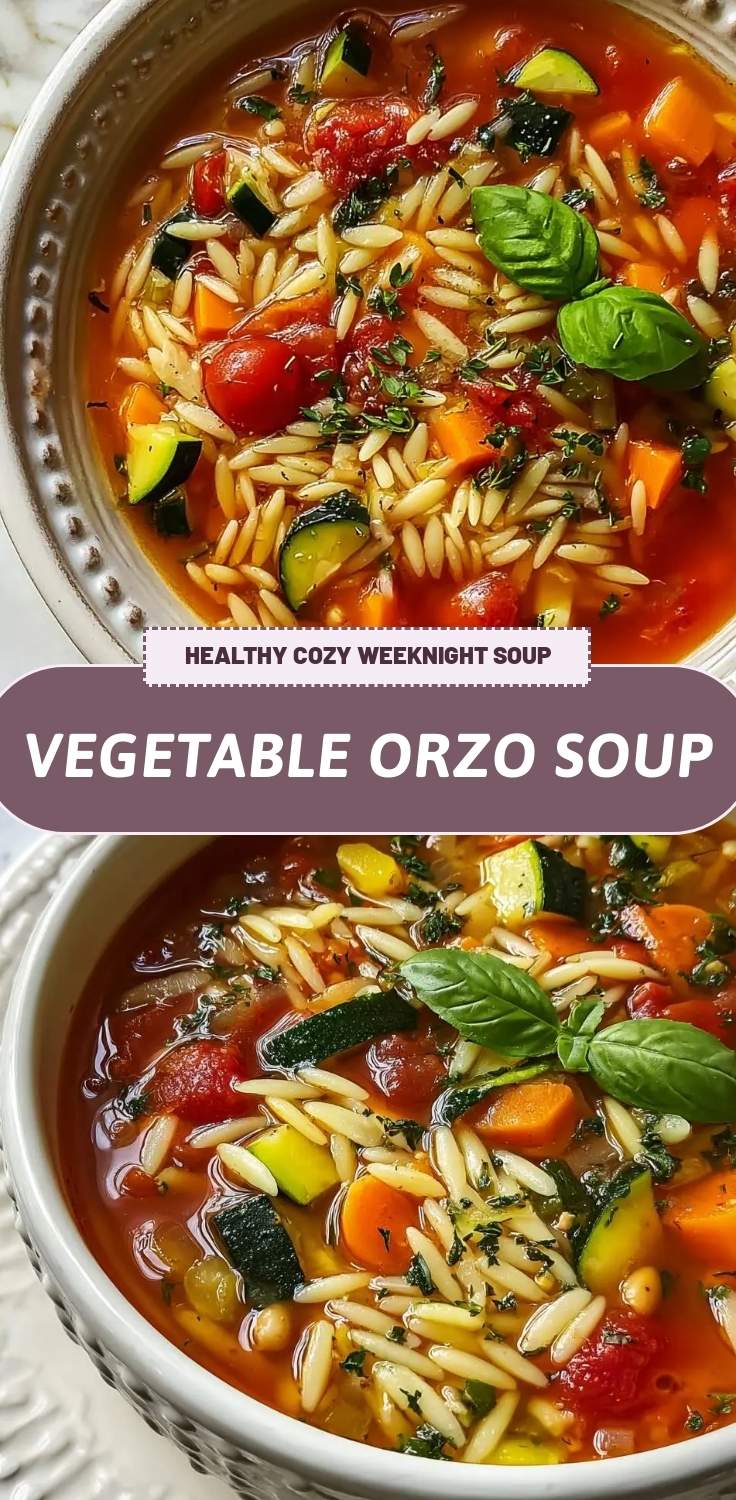 Vegetable Orzo Soup